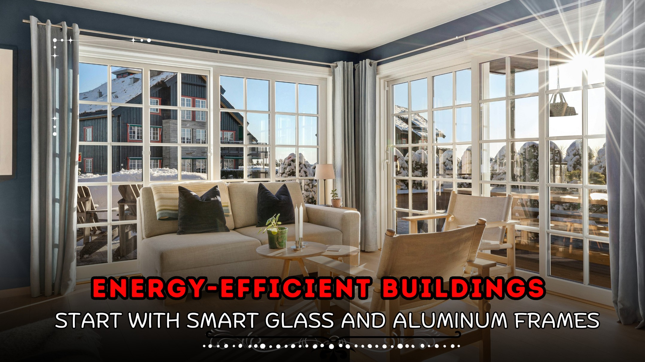 Energy Savings with Aluminum Glass Windows & Smart Frames