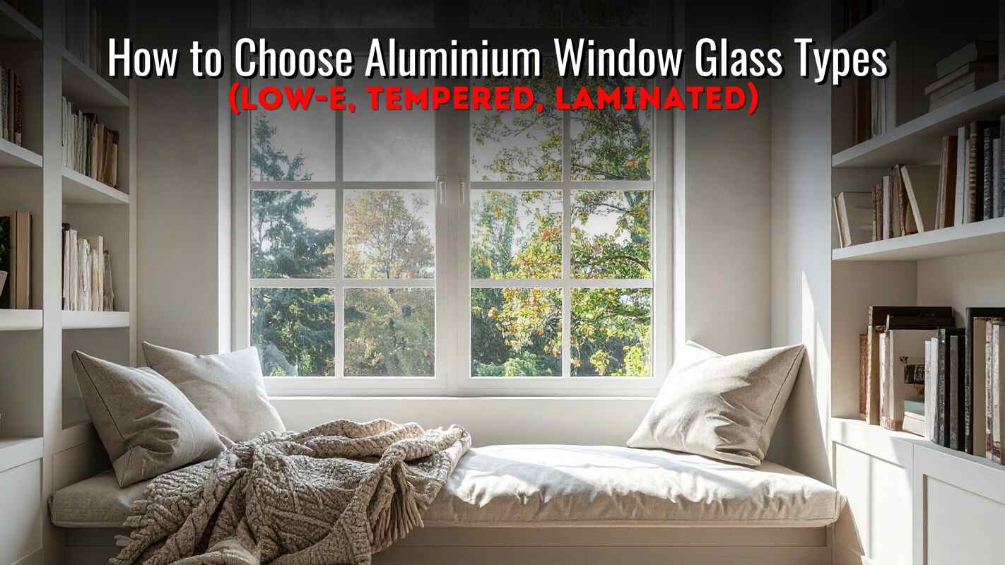 Aluminium Window Glass Types Explained